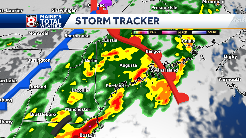 Heavy rain tracks through Maine before Fiona impacts this weekend