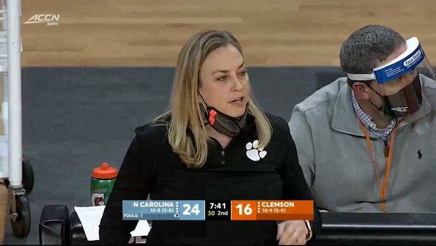 Clemson women fall against North Carolina 77-64