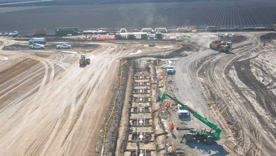 New California Amazon facility makes progress