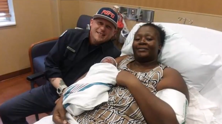 EMT born in ambulance delivers baby in one
