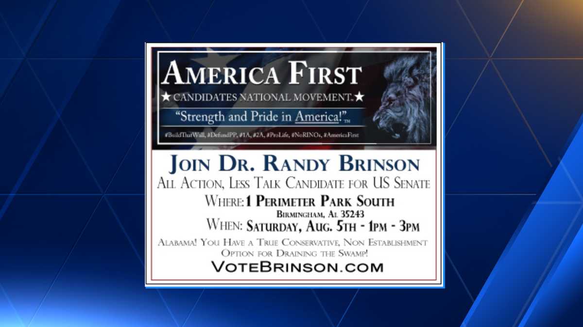 America First Candidates movement to hold rally event