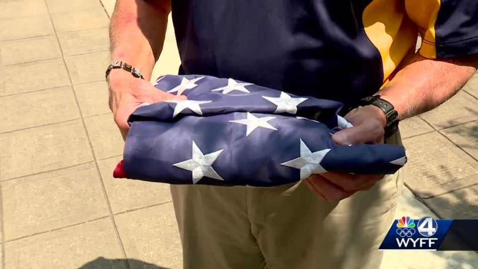 U.S. flag retirement box added to Greenville County Square