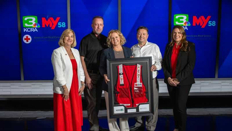 KCRA 3 & My58 awarded first Red Cross Community Hero Award