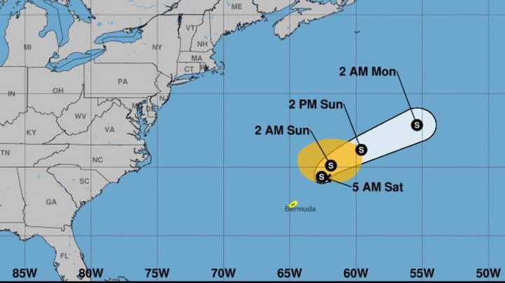 Subtropical storm Ana forms, first Atlantic named storm this year