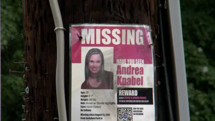 Family posts new fliers on anniversary of Andrea Knabel's disappearance
