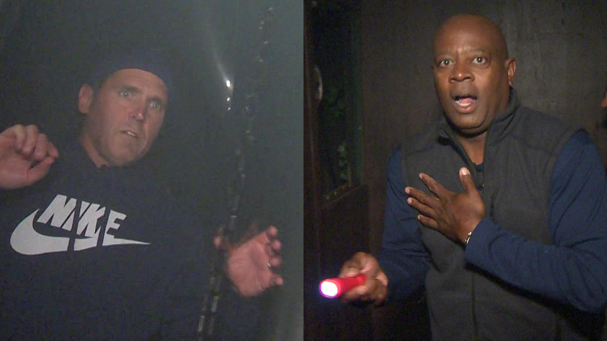 Andrew Stockey and Jeff Verszyla visit the ScareHouse