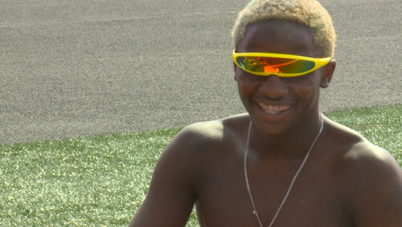 Johnston's Jashua Anglo has the need for speed