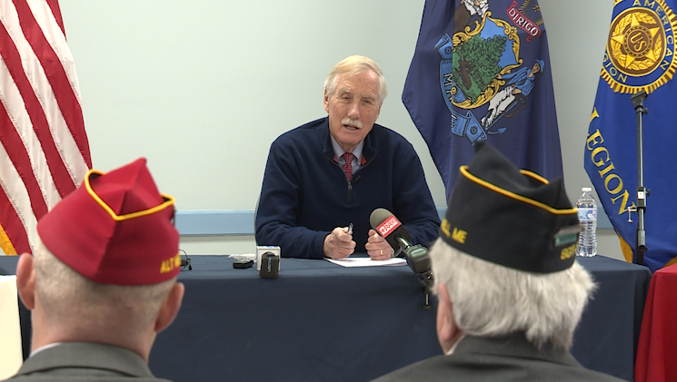 Maine Independent Senator Angus King elevates focus on veterans’ issues