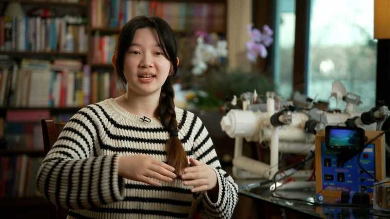 Machine invented by high school student helps keep ocean clean