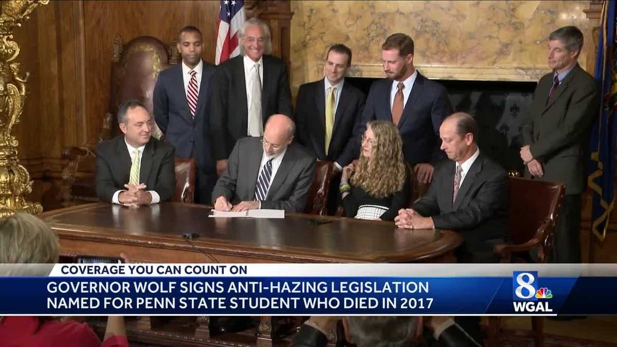 Governor signs anti-hazing bill into law