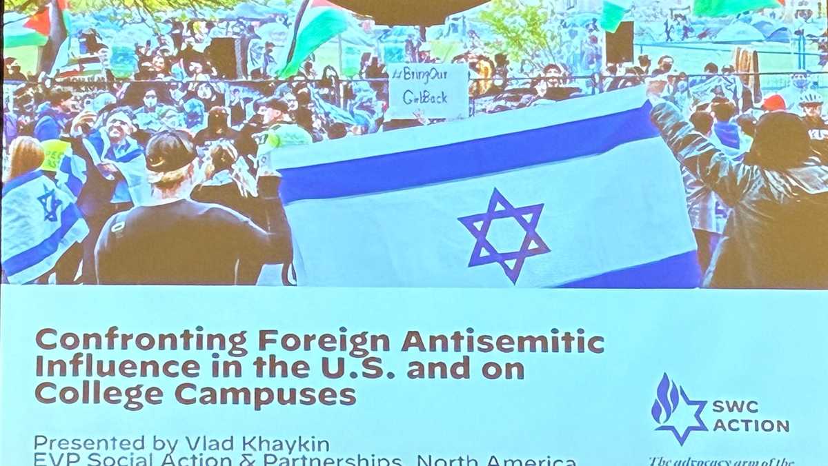 Foreign governments use antisemitism to influence campus protests, says ...