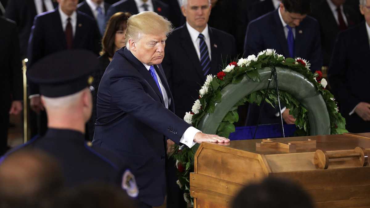 President Trump honors, recalls memories of Billy Graham
