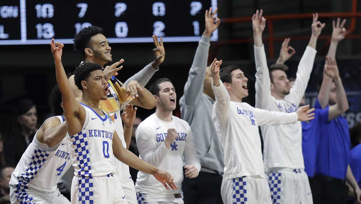 Kentucky stops Buffalo cold, 95-75, advances to Sweet 16 for 7th time ...