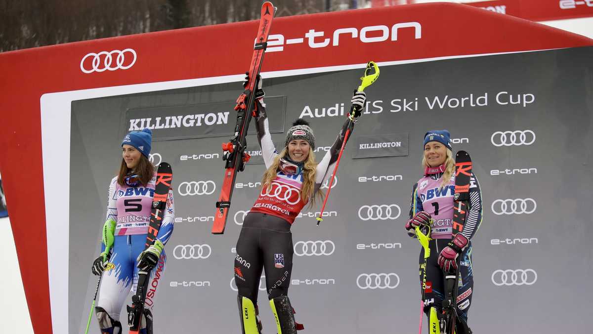 Top racers practice ahead of World Cup ski competition in Vermont