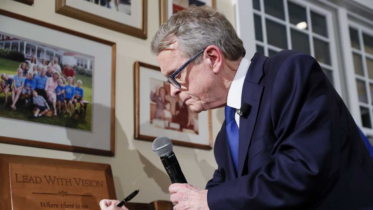 Gov. DeWine urges optimism for Ohio at inauguration