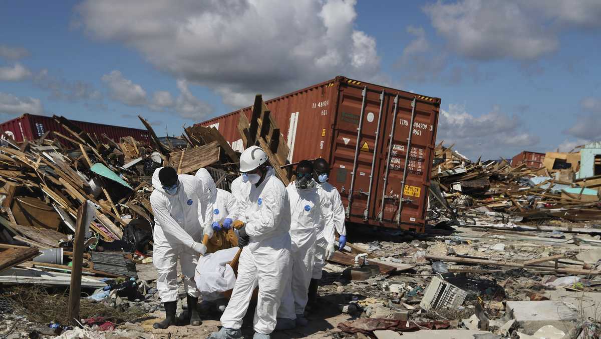 US emergency workers recover more bodies in Bahamas
