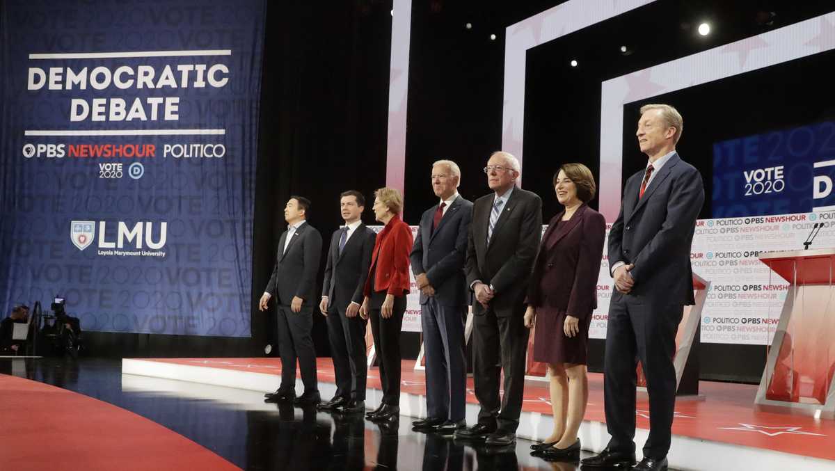 Democratic candidates use debate stage to voice presidential platforms