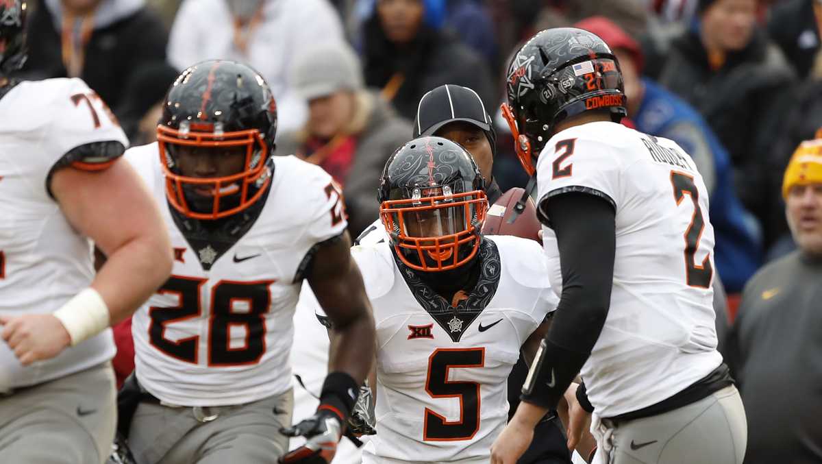 Late interception seals Oklahoma State's victory over Iowa State