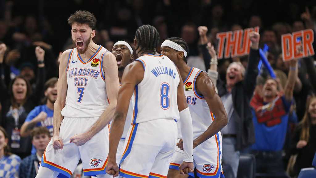 SGA scores 34, Thunder overcome Mavs defense to even series 2-2