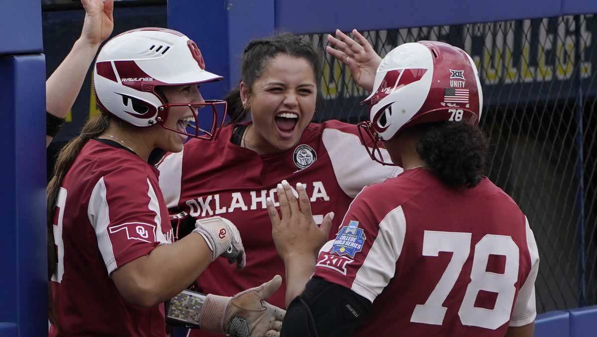 Oklahoma Tops James Madison Advances To Wcws Championship Series