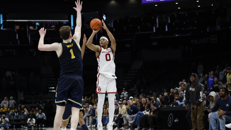Jeremiah Fears’ 4-point play helps Oklahoma edge Michigan
