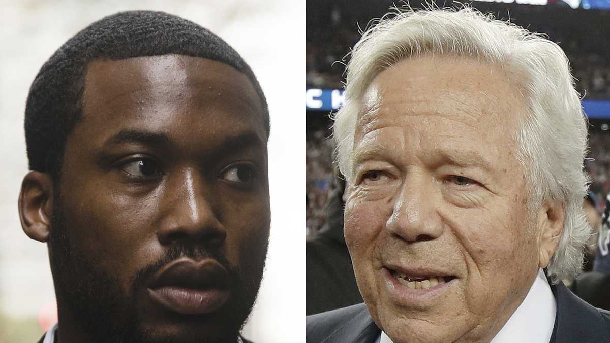 Patriots show support for rapper Meek Mill upon release from prison