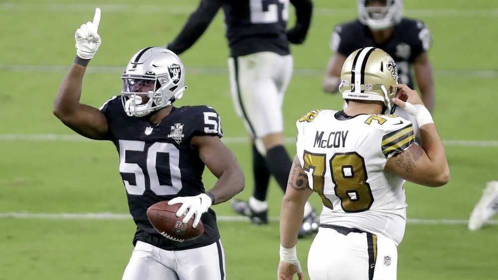 Raiders open Las Vegas stadium with 34-24 win vs Saints