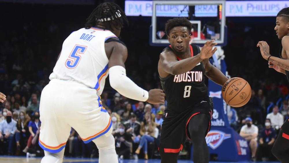 Lu Dort scores 34 points, Thunder beat Rockets 101-89