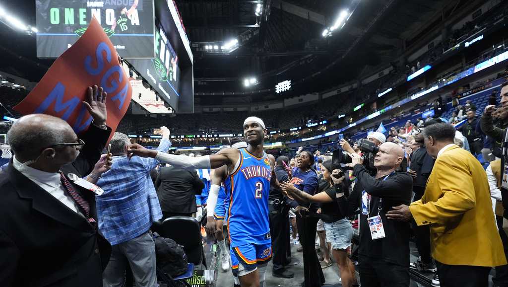 Thunder-Mavericks matchup shifts to Dallas with series tied 1-1