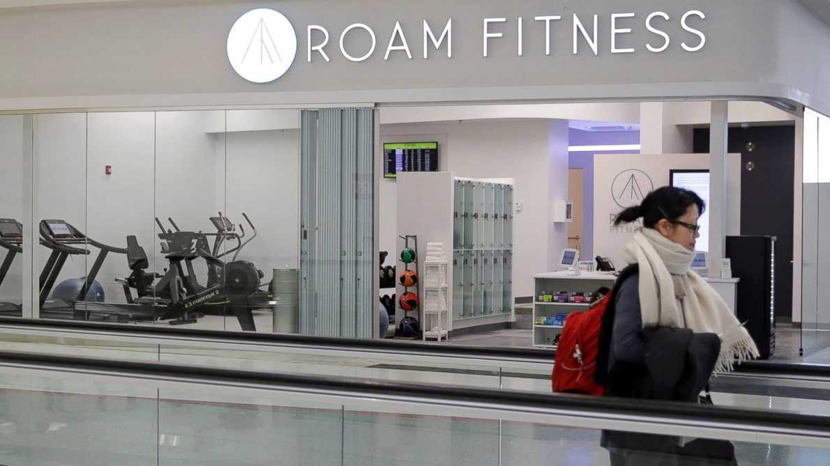 Long layover? How about a workout at an airport gym?