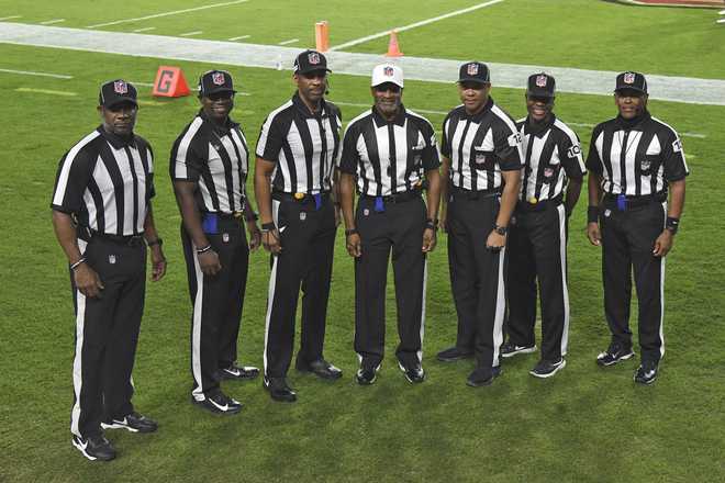 NFL makes history with all-Black officiating crew