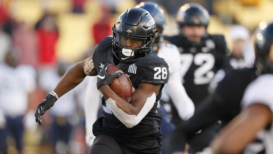 In the Big 12 a running back resurgence led by Hall, Brown