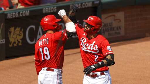 Castellanos strikes back with his bat, leads Reds over Cards﻿