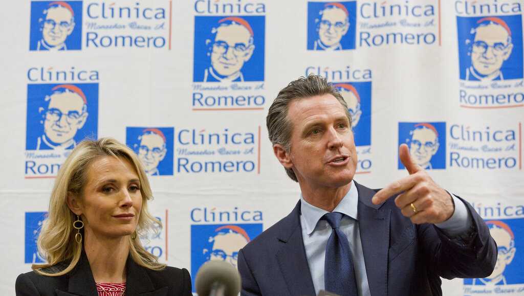 Newsom: No conflict in corporate giving to wife's nonprofit
