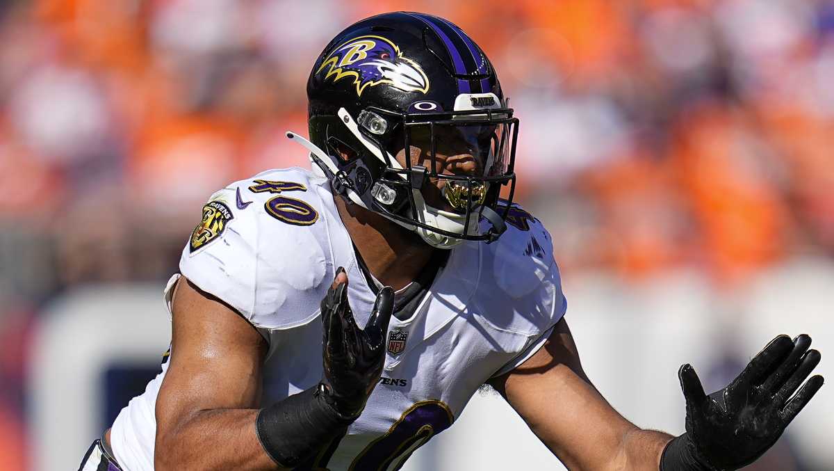 Ravens linebacker Malik Harrison struck in leg by stray bullet