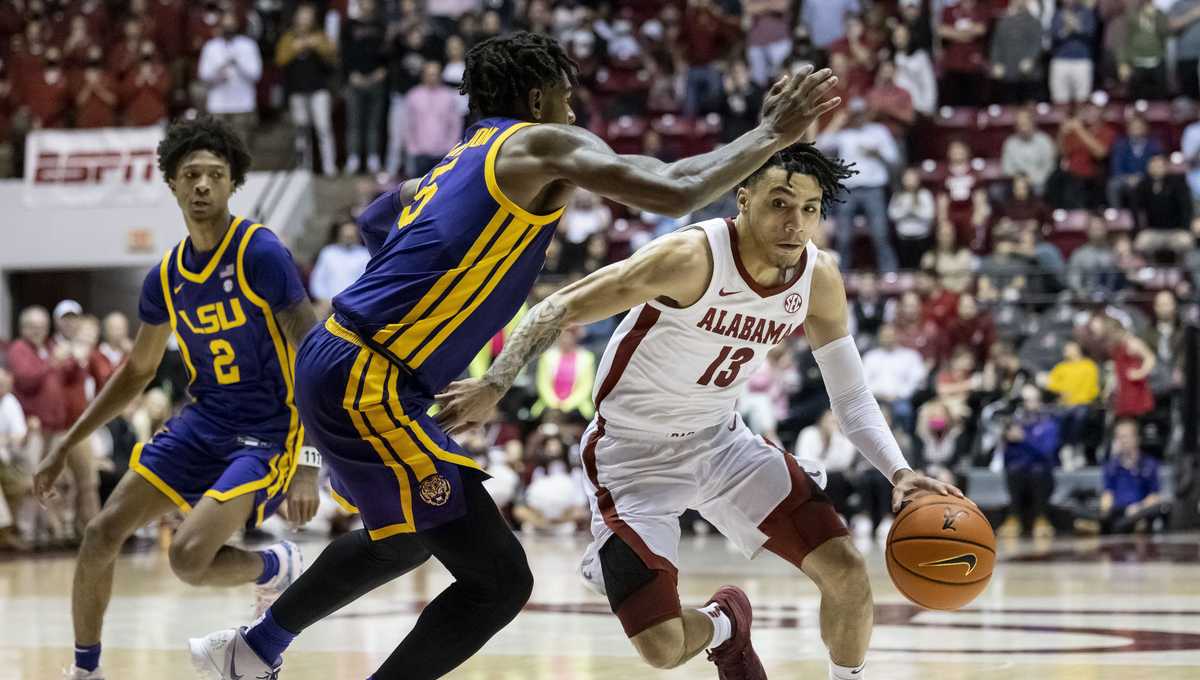 Alabama basketball snaps losing streak with win over No. 13 LSU