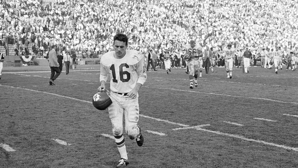 Len Dawson, legendary Kansas City Chiefs quarterback, through the years