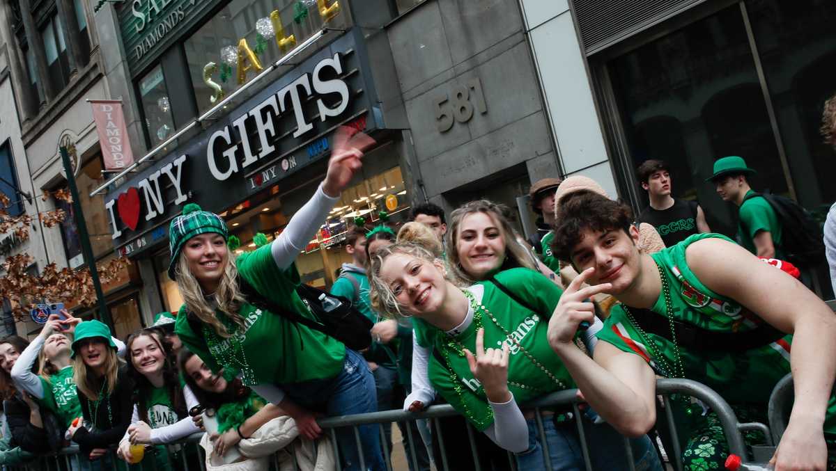 St. Patrick's Day parades turn pandemic blues Irish green
