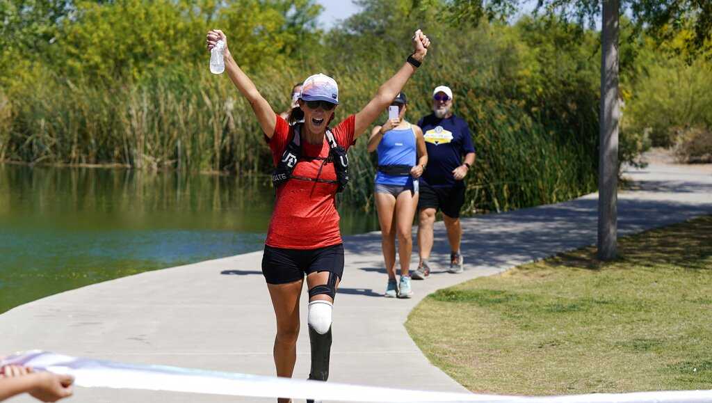 Amputee ultrarunner goes the distance running 104 marathons in 104 days