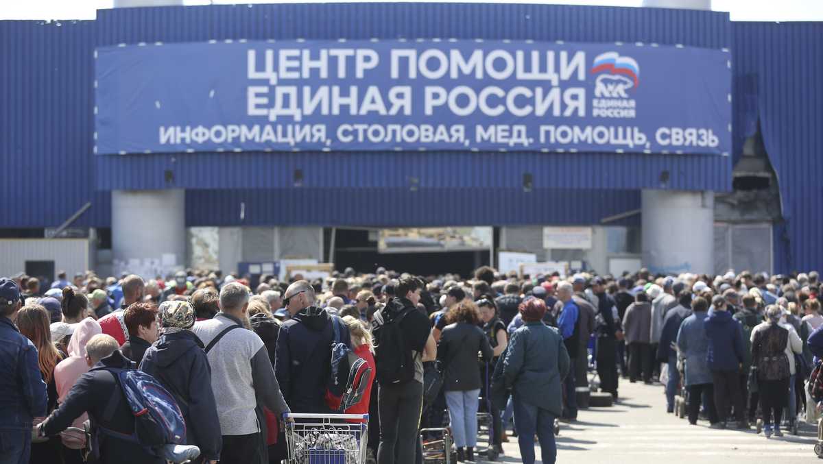 Russian forces storm Mariupol steel facility Russian forces storm Mariupol steel facility