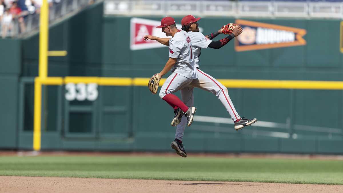 College World Series: Razorbacks, Rebels advance to winner's bracket