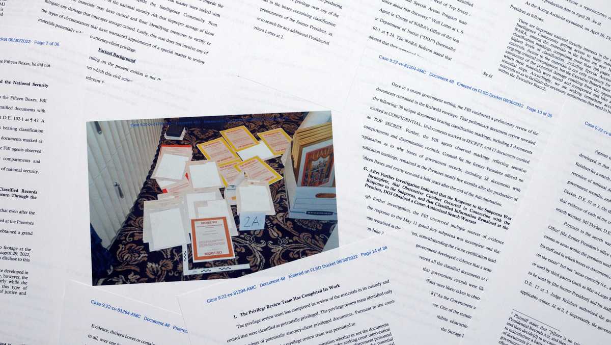 Trump documents: Judge to hear arguments on outside expert