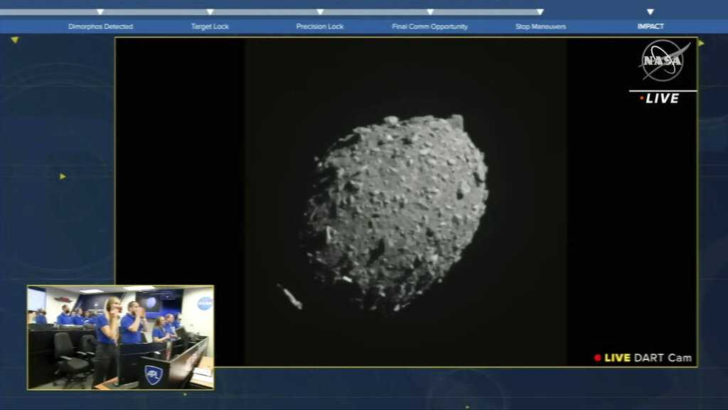 Watch: NASA spacecraft slams into asteroid in defense test