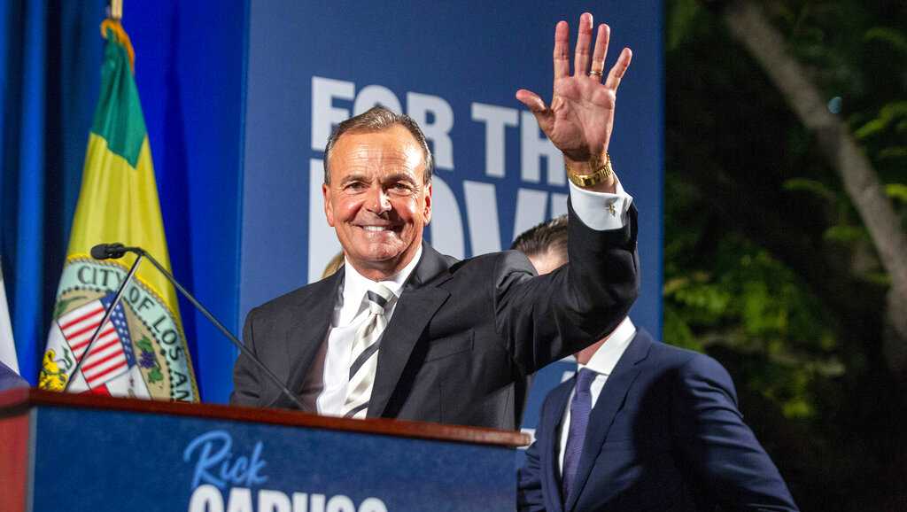 Billionaire Caruso on spending binge to sway LA mayor's race