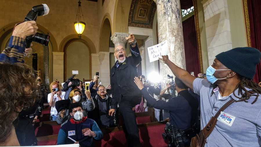 Racism scandal prompts another day of protests in LA council