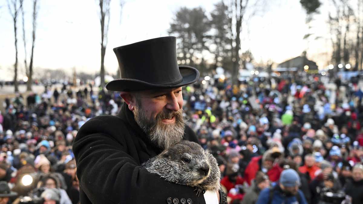 Groundhog Day: Punxsutawney Phil sees shadow, predicts six more weeks ...