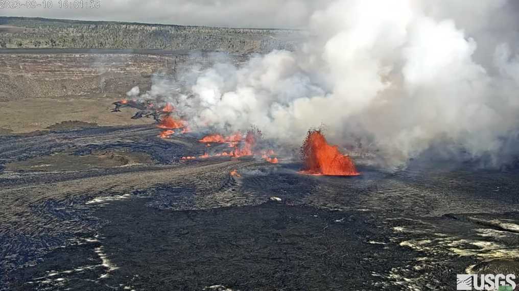 Hawaii's Kilauea volcano alert level is downgraded after latest eruption