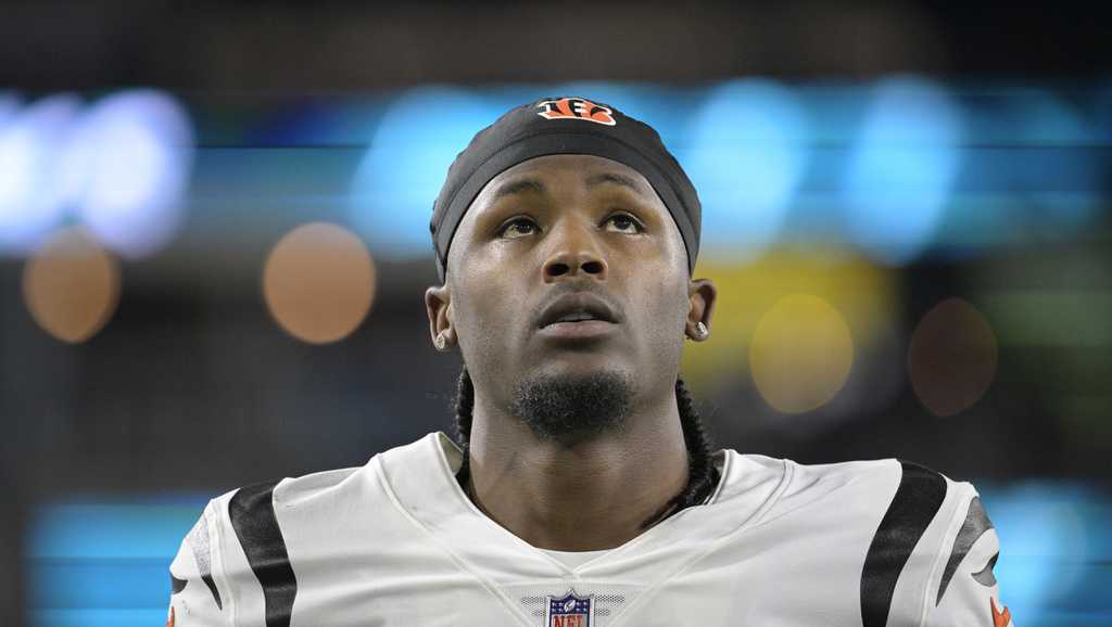 Bengals' star wide receiver Tee Higgins re-enters game after exiting ...