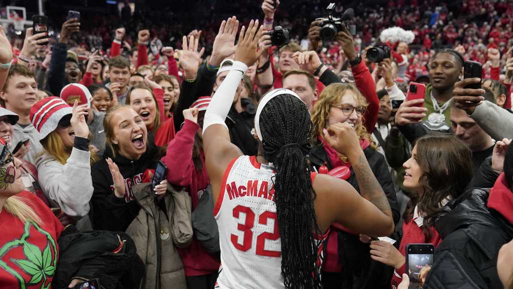 Cotie McMahon’s career-high 33 points lifts No. 18 Ohio State to ...