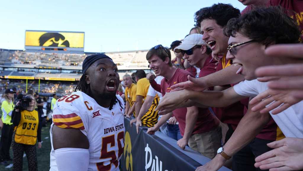 Cy-Hawk football: Photos from Iowa State's win at Iowa